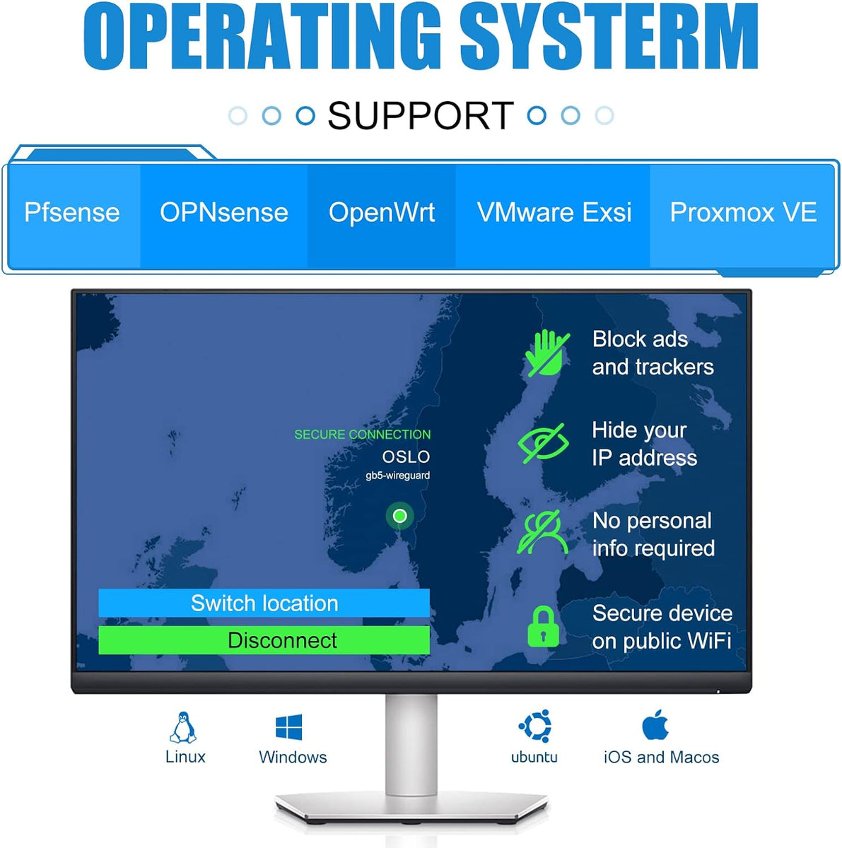 KingnovyPC Firewall Micro Appliance, 4 LAN i226-V 2.5G Core i7 1265U M ...